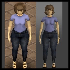 Pear-Shaped Female Body XL mod for Project Zomboid - ProjectZomboidMods.com