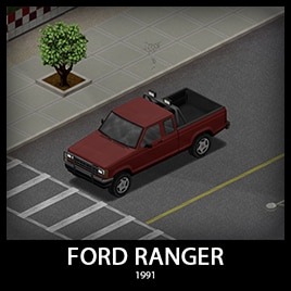'91 Ford Ranger мод для Project Zomboid - ProjectZomboidMods.com