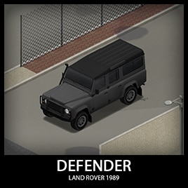 '89 LAND ROVER Defender мод для Project Zomboid - ProjectZomboidMods.com